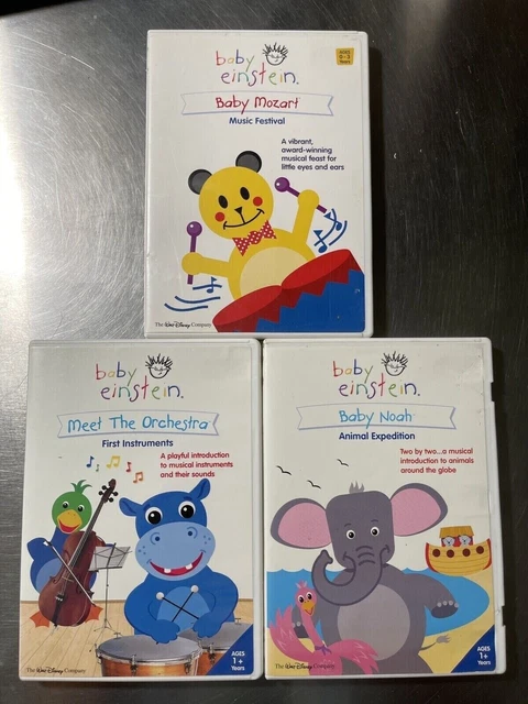 DISNEY'S BABY EINSTEIN 3 DVD Movie Lot Music Noah’s Ark Used £6.17 ...
