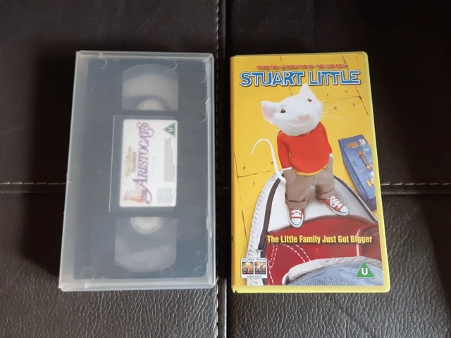 4 X ANIMATED VHS Video Cassette Tapes-Stuart Little,Aristocats,Babe ...