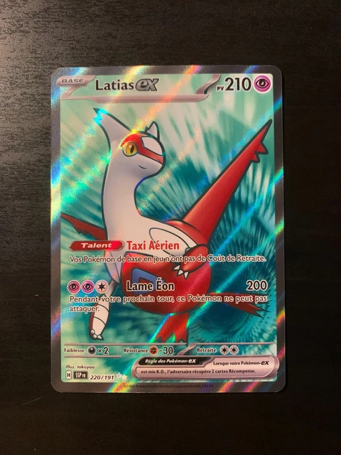 CARTE POKÉMON : Latias EX 220/191 Etincelles Deferlantes Française NEUF ...
