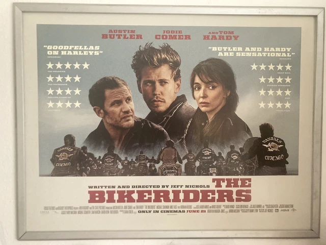 THE BIKERIDERS ORIGINAL Quad Cinema Poster Tom Hardy Austin Butler £74.99 - PicClick UK