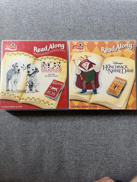 VINTAGE DISNEY READ Along Book Bundle and Cassette 101 Dalmatians ...