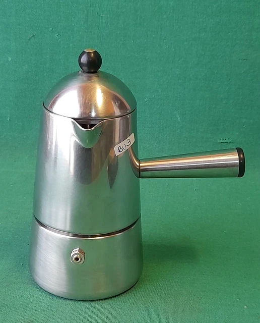 VECCHIA CAFFETTIERA LAVAZZA Carmencita 3/4 Tazze Acciaio Inox 18/10 ...