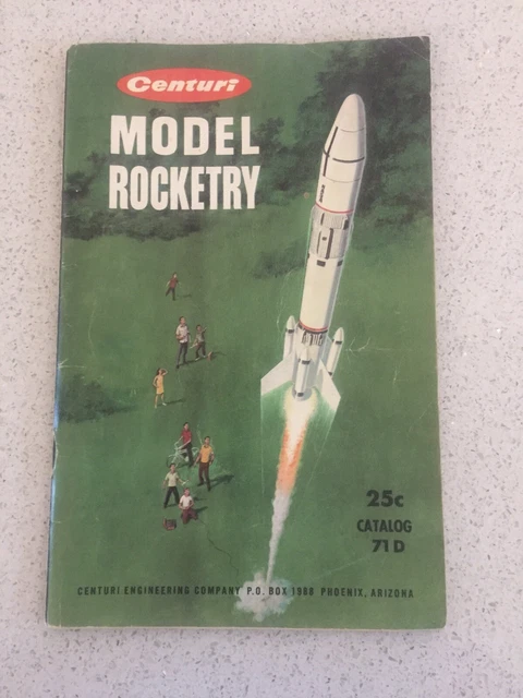 VINTAGE 1970 CENTURI Model Rocketry Catalog 71D $13.63 - PicClick