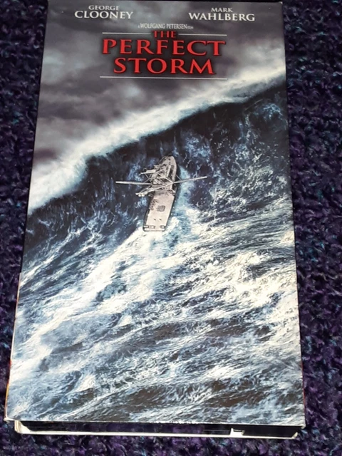 THE PERFECT STORM VHS George Clooney Mark Wahlberg Drama Suspense ...
