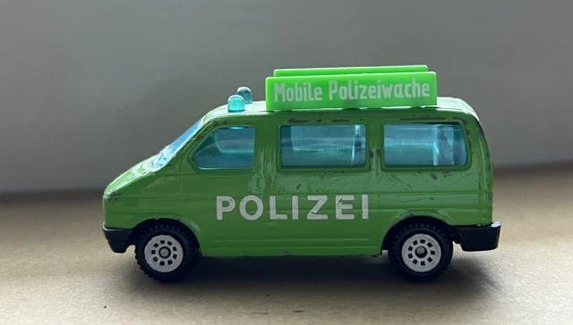 SIKU MODELL 0820 0824 0825 VW T4 Bus Polizei - Mobile Polizeiwache Grün EUR 7,90 - PicClick DE