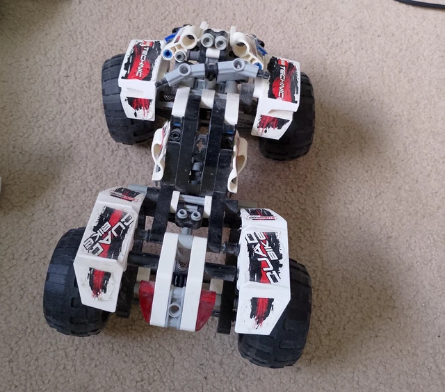 LEGO TECHNIC: QUAD-BIKE (8262), Complete set, worn sticker no box and ...