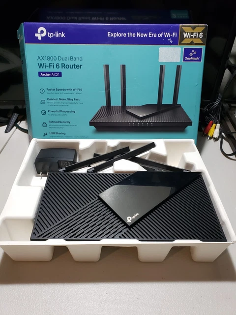 TP-LINK WIFI 6 Router AX1800 Smart WiFi Router (Archer AX21) – Dual ...