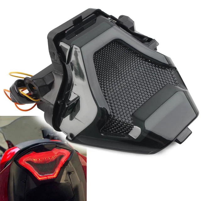 INTEGRATED LED TAIL Light Turn Signals For Yamaha YZF R3 25 Y15ZR MT07 ... INTEGRATED LED TAIL Light Turn Signals For Yamaha YZF R3 25 Y15ZR MT07 ...