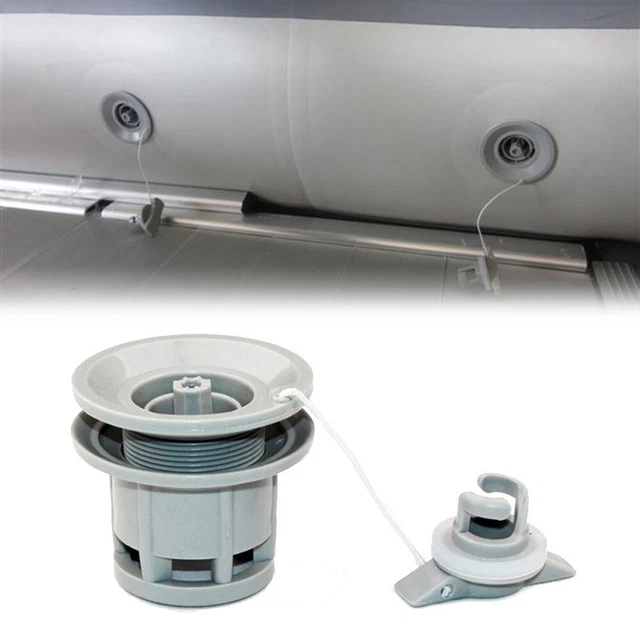 HEAVY DUTY 6 Holes Inflatable Boat Raft Dinghy Kayak Canoe Air Valve ...