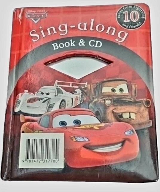 DISNEY PIXAR CARS Lightning Mcqueen Sing-Along Book & CD EUR 4,61 ...