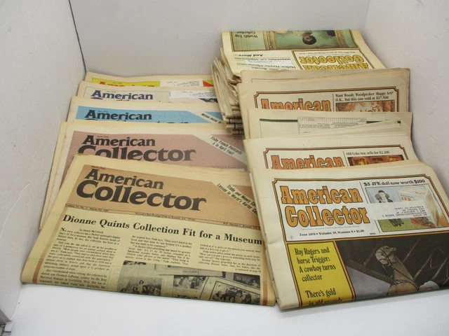 LOT OF AMERICAN Collector Antique Magazine Periodicals 1970's-80's $24. ...