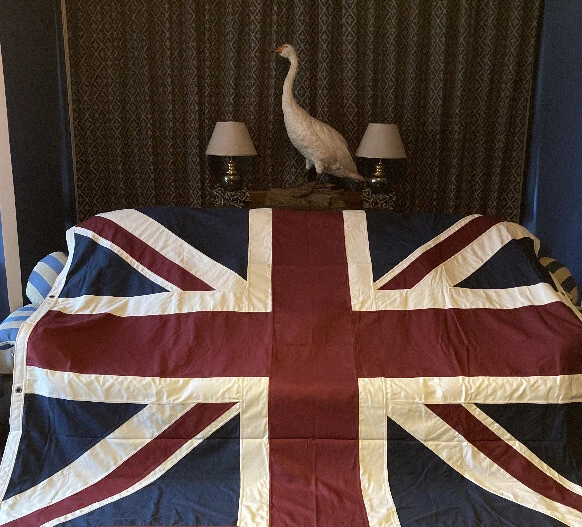 EXTRA LARGE HEAVY Duty Cotton Union Jack Throw/Flag (180x240cm Vintage ...