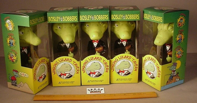 WINKING LIZARD TAVERN 5 Nodder BobbleHead Bosley Bobbers Waite figure ...