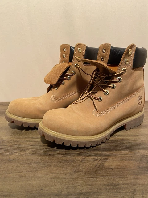 TIMBERLAND 6 INCH Premium Boots Wheat Nubuck Waterproof 10061 UK 6.5 ...