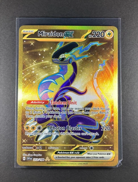 MIRAIDON EX 253/198 - Hyper Rare - Scarlet & Violet - Pokemon TCG Card ...