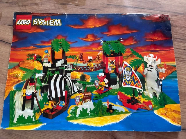 LEGO NOTICE DE Montage Instruction Pirates Set 6278-1: Enchanted Island ...