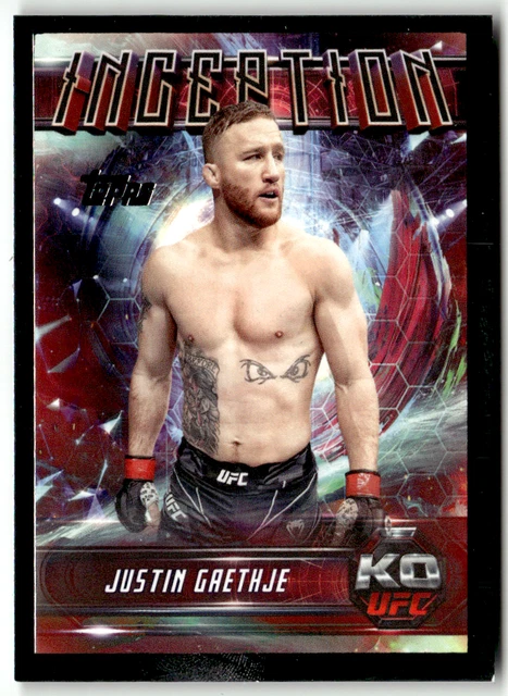 TOPPS KNOCKOUT UFC 2025 No. IN-43 Justin Gaethje Inception EUR 2,74 ...