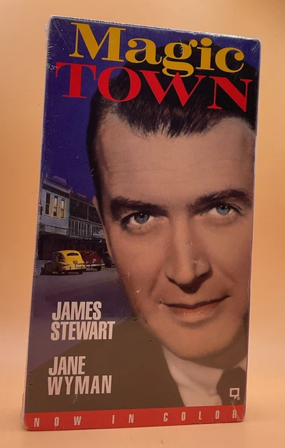 MAGIC TOWN VHS 1947, 1991 James Stewart *SEALED* **Buy 2 Get 1 Free** £ ...
