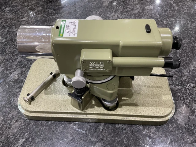 WILD HEERBRUGG - NA2K Geodetic Surveyors Level C/w GMP1 & Invar staff £ ...