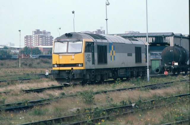 35MM RAILWAY SLIDE | Class 60 | 60016 | Saltley TMD 1994 + copyright £2 ...