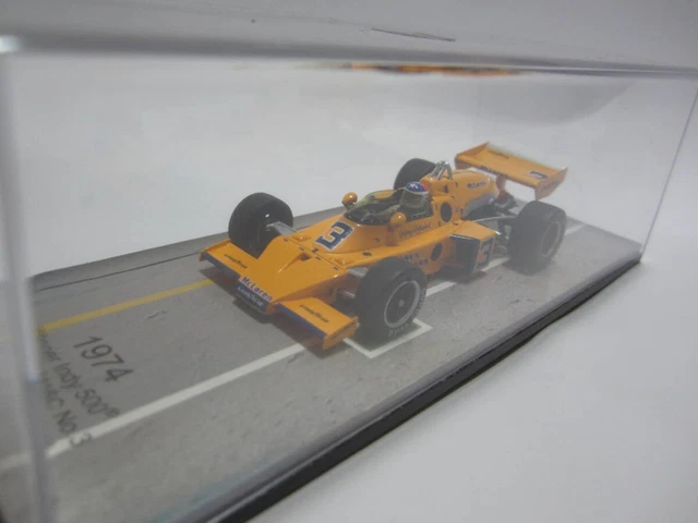 SPARK 1/43 MCLAREN M16C 1974 Indy 500 Winner #3 Johnny Rutherford Model ...