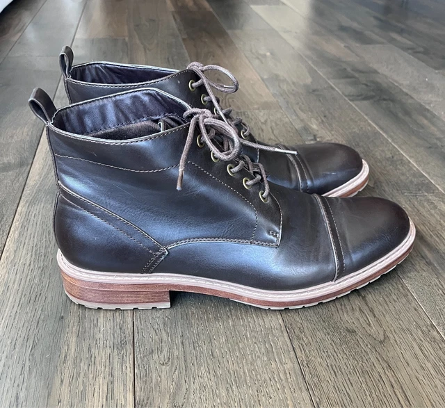 PERRY ELLIS PORTFOLIO Men's Manning Chukka Boots Size 12 Dark Brown ...