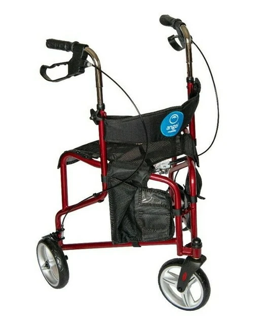 ULTRALIGHT FRAME TRI-WALKER 3 Wheels Walking Rollator Zimmer Walker ...