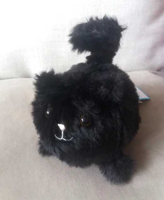 JELLYCAT BLACK KITTEN Caboodle ~ Cute Kawaii Plush Soft Cat Toy ~ KIC3B ...