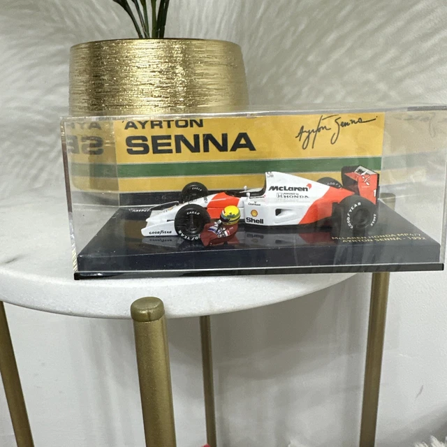 AYRTON SENNA 1992 Collectors Item McLaren Honda MP4/7 Scale 1:43 £83.91 - PicClick UK