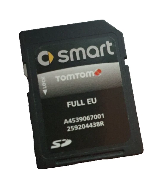 GENUINE SMART 453 COOL & MEDIA NAVIGATION SD CARD MAP UK&EU 259204438R ...