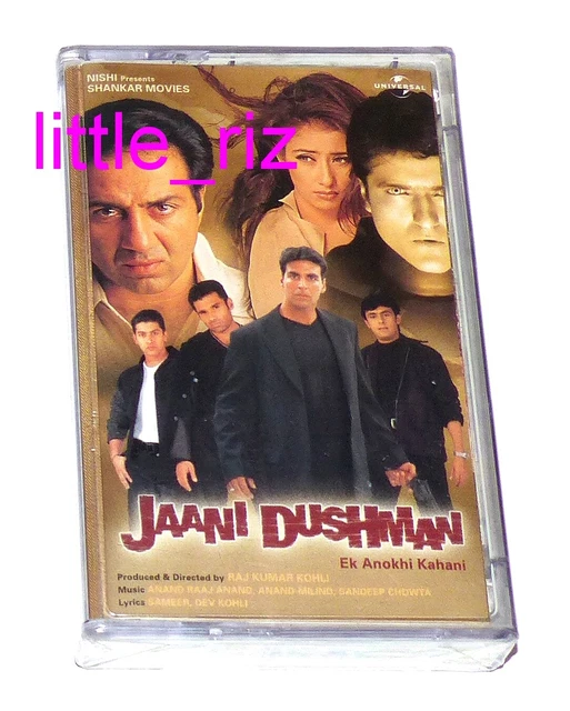 JAANI DUSHMAN - Bollywood cassette (not CD) Sunny Deol Anand Raaj Anand ...