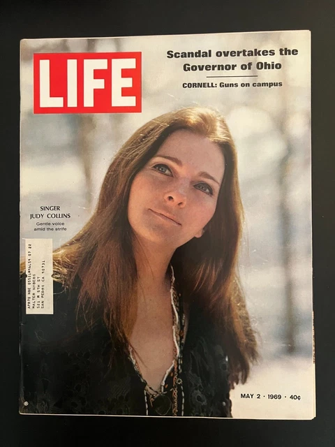 LIFE MAGAZINE MAY 2, 1969 Singer Judy Collins, Guns on Campus, Vintage ...