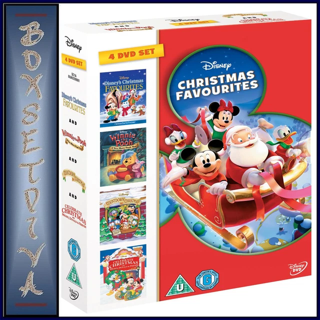 DISNEY CHRISTMAS FAVOURITES **Brand New 4 Dvd Boxset** £28.82 - PicClick UK