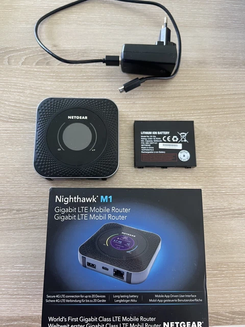 ROUTEUR MOBILE 4G LTE Nighthawk M1 NETGEAR débloqué tout opérateur EUR ...