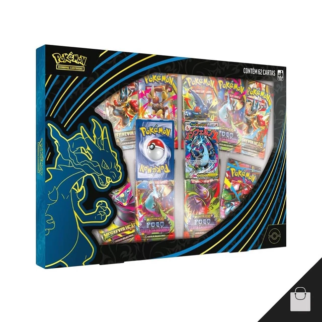 POKEMON MEGA EVOLUTION Mega Charizard X EX Oricorio Box Set Brazilian ...