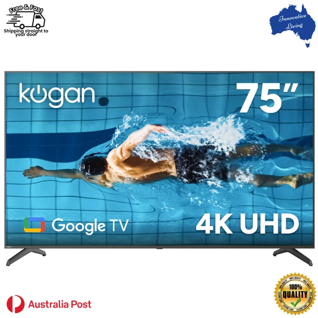 KOGAN 75& LED 4K Smart Google TV, 75 Inch, TVs, TV & Home Theatre ...