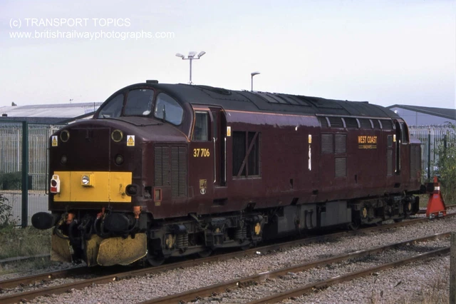 DIESEL RAILWAY PHOTO CLASS 37 # 37706 York. West Coast Railways £0.99 ...
