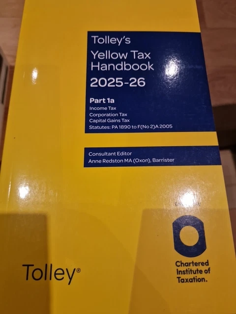 TOLLEY'S YELLOW TAX Handbooks 2025-2026 £156.70 - PicClick UK