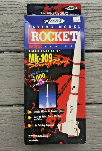 ESTES E2X SERIES Us Navy Mk-109 Stingray Model Rocket (No Engines Incl ...