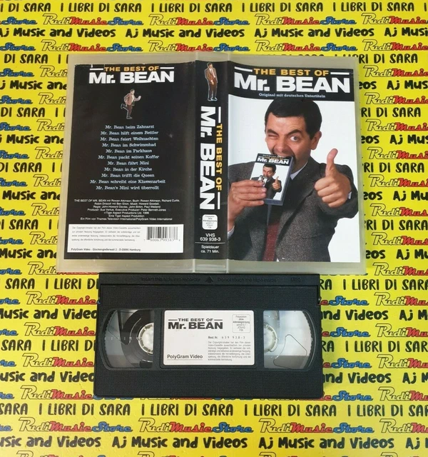 VHS FILM THE BEST OF MR.BEAN 1996 tedesco Rowan Atkinson 639 938-3 ...