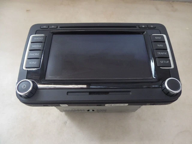 UNITÀ DI RADIO-NAVIGAZIONE VW Touran RNS510 con codice radio VW 1 T ...