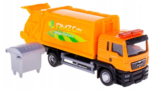 MAN TGS GARBAGE Truck Lorry Model Diecast Toy RMZ City 1:64 Scale £12. ...