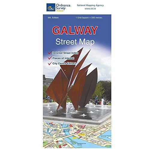 GALWAY STREET MAP | Enlarged City Centre Map |... - Ordnance Survey ...