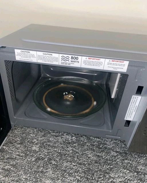 RUSSELL HOBBS RHMM827SS 20L Freestanding Solo Microwave Oven Stainless ...