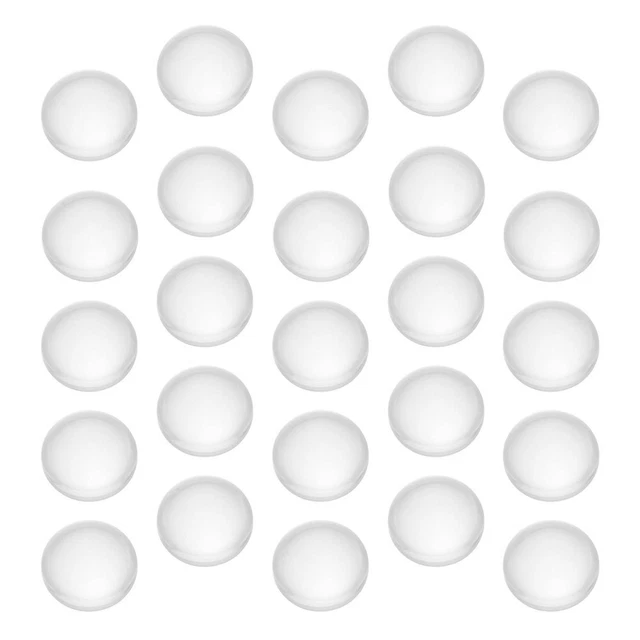 50PCS 20MM GLASS Transparent Time Patch Time Round Glass Patch $22.28 ...