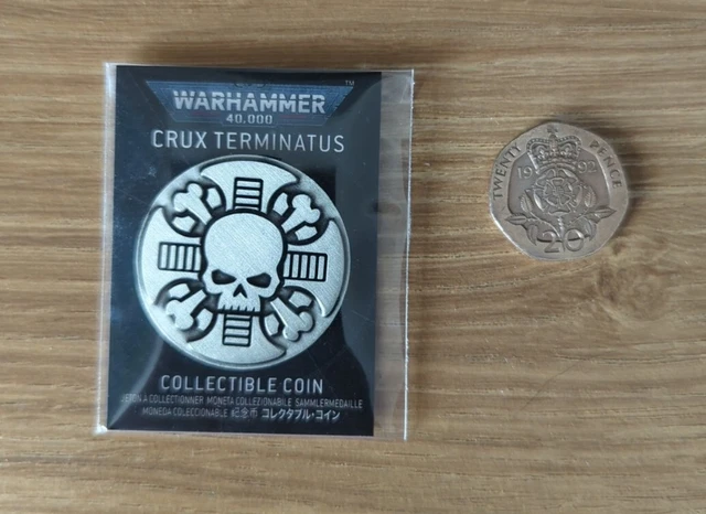 WARHAMMER 40K CRUX Terminatus Warhammer Collectible Coin #1 £8.50 ...