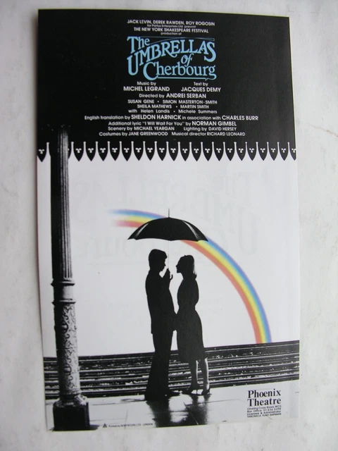 1980S THE UMBRELLAS OF CHERBOURG Helen Landis Simon Masterton-Smith ...