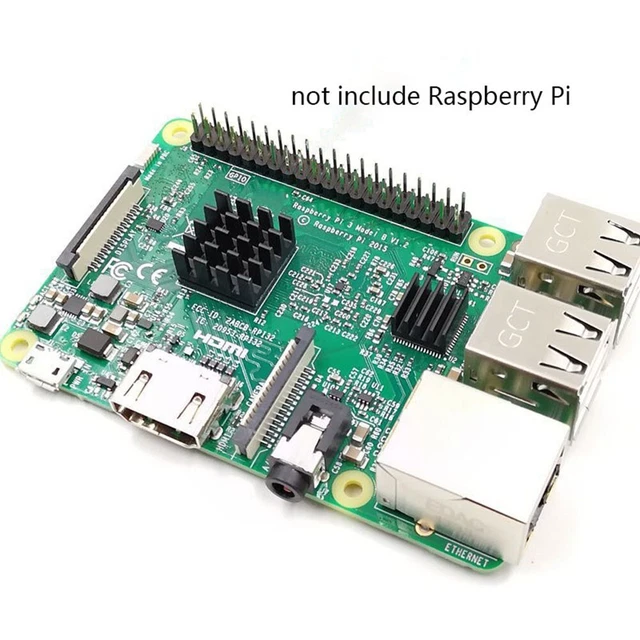 EFFICIENT COOLING SOLUTION for Raspberry Pi 2B/3B/4B 25 Pack Heatsink ...