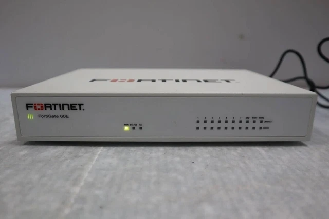 FORTINET FORTIGATE-60E FG-60E Network Security Firewall w/ AC Adapter ...