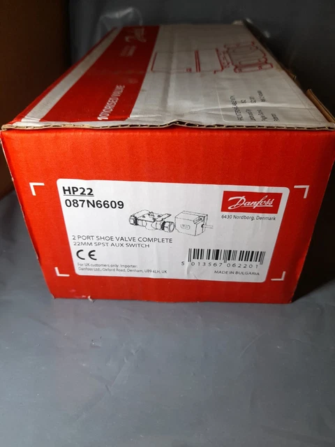 DANFOSS HP22 22MM 2 Port Valve 087N660900 - BRAND NEW £45.00 - PicClick UK